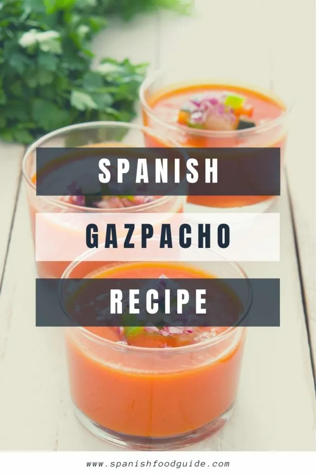 Deliciosa receta de gazpacho español